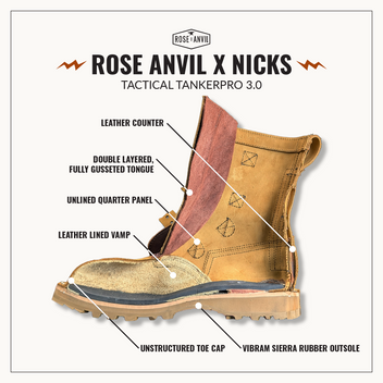 Alien Blood Core Tanker Boot – Rose Anvil